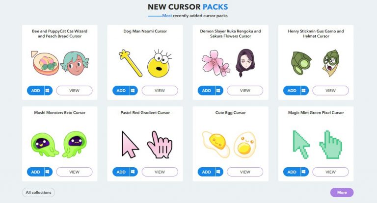 Custom Cursor-鼠标指针皮肤网站 | 瓜皮猪博客-免费网络资源分享